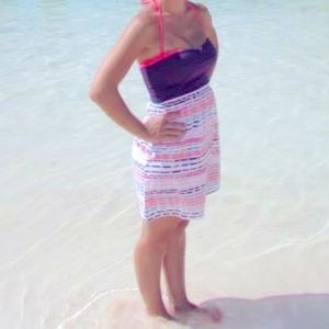 Roxy | Dresses | Roxy Purple Multicolor Summer Dress | Poshmark